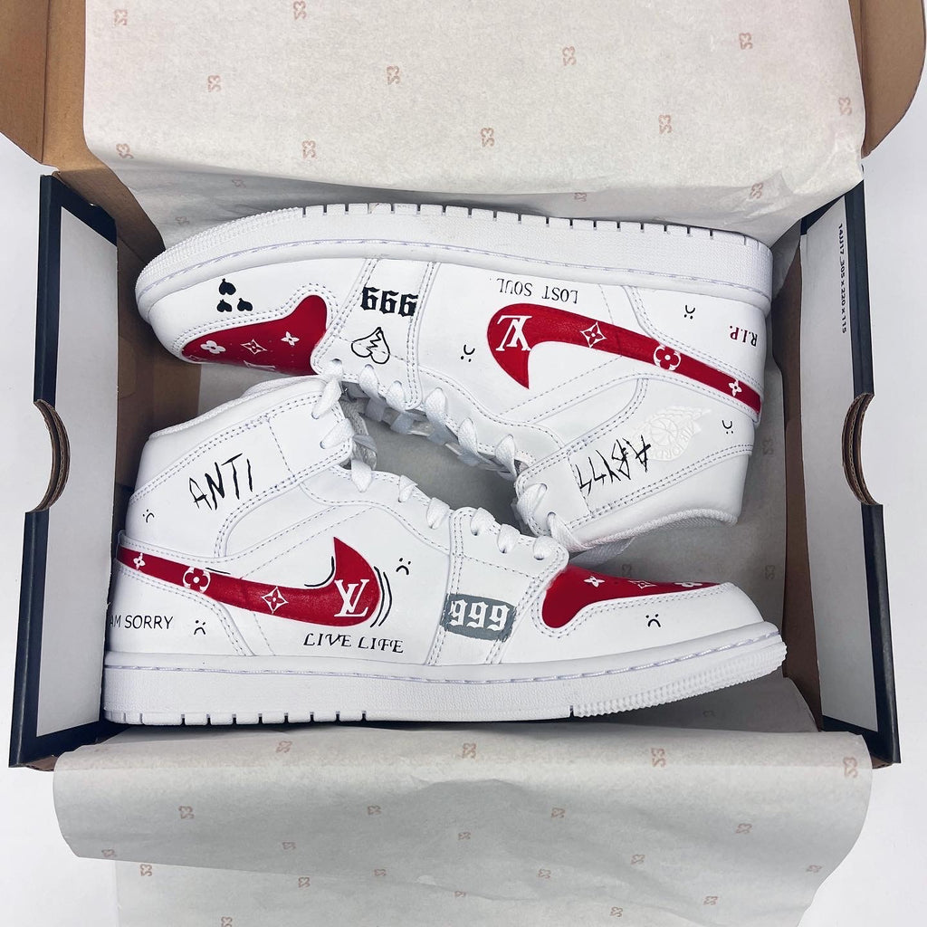 Jordan 1 " JUICE WRLD " – Custom Copenhagen