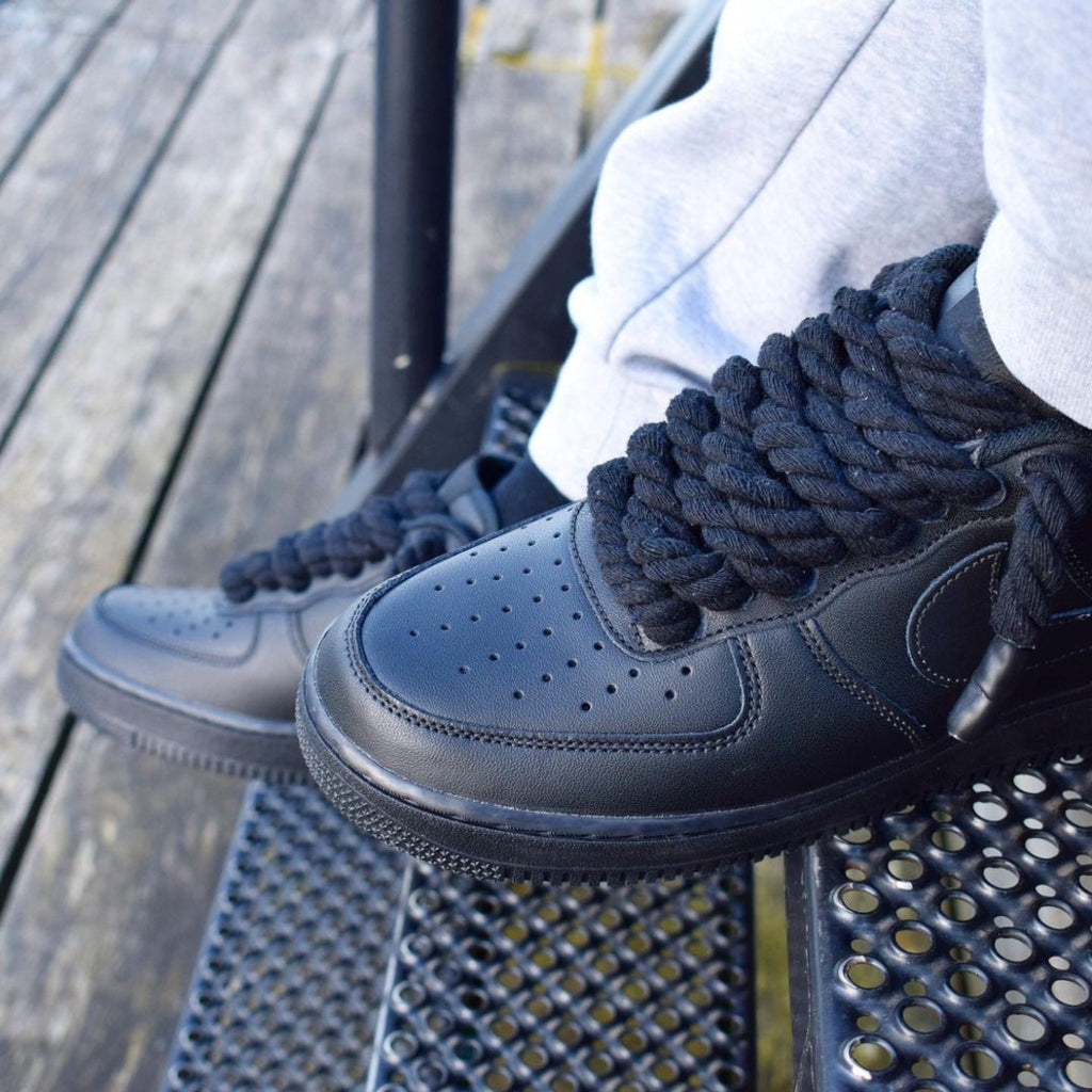 Chunky Ropes Laces - Custom Copenhagen - Nike Air Force 1